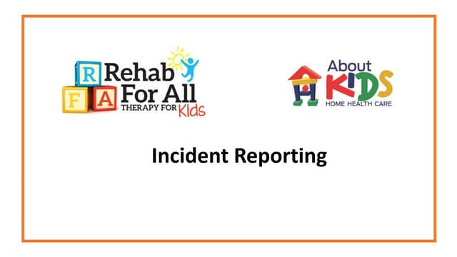 Occurrence Variance Report and Sentinel Event Reporting System | PDF