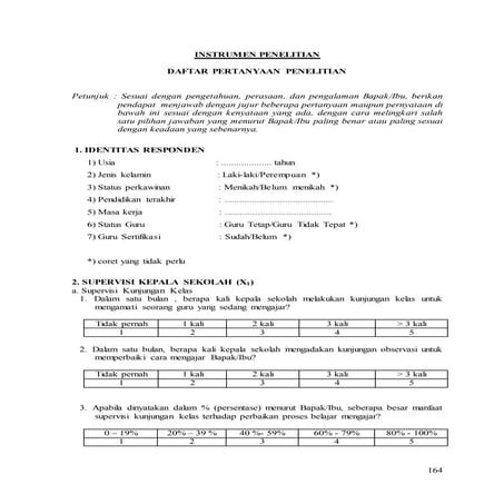 10 instrumen penelitian oke | PDF