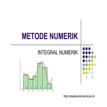 MATERI PERHTIUNGAN INTEGRAL METODE NUMERIK | PDF