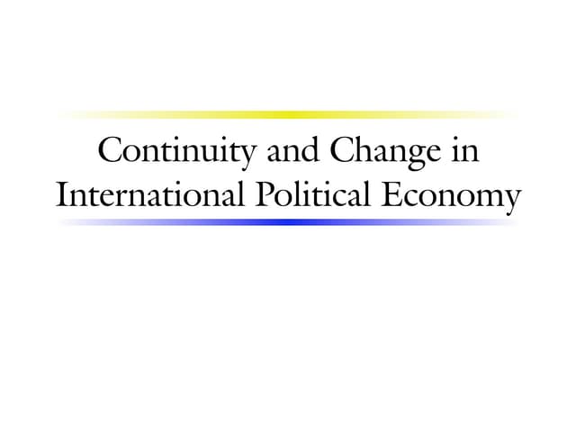 Ipe Ppt | PDF