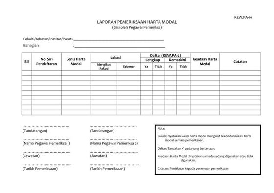 1.kew.pa 1 (borang laporan penerimaan aset alih) | DOC