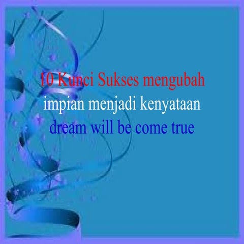 10 kunci-sukses | PPT