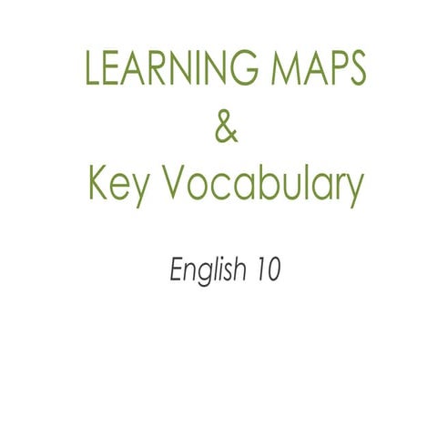 10 learning maps (2013-14)1 | PPT
