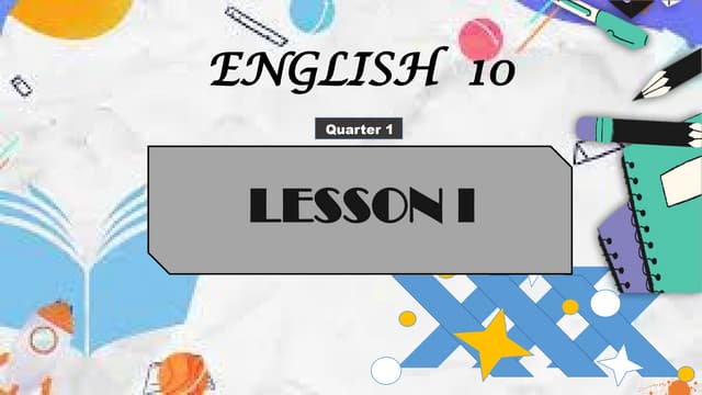 English 10 First Quarter Pointers to Review.docx