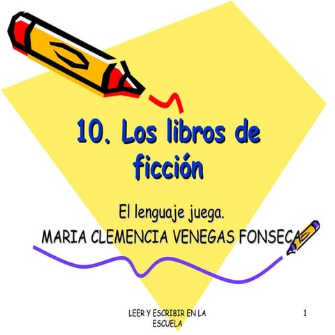 10. los libros de ficción | PPT