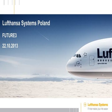 Prezentacja firmy Lufthansa Systems Poland | PPT | Air Travel | Travel Type