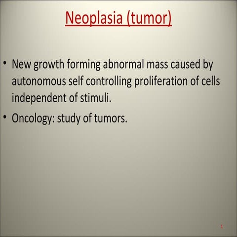10 neoplasia | PPT | Cancer | Diseases and Conditions