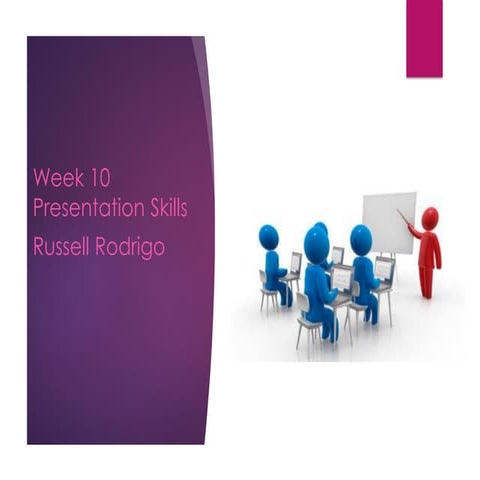 Week 10 Presentation Skills | PPT