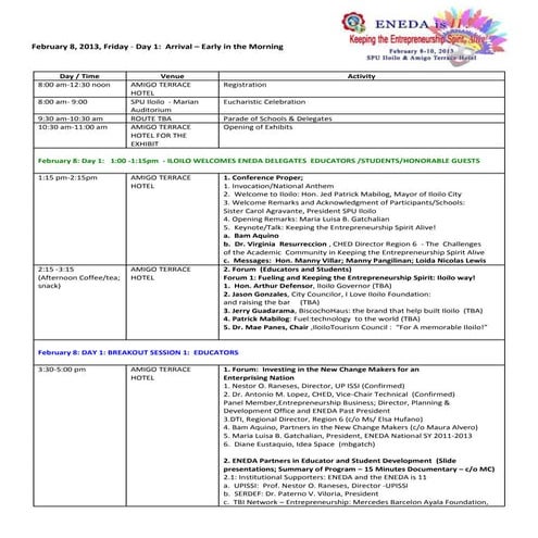 10. program flow feb 8 to 11 oct 30 copy | DOCX