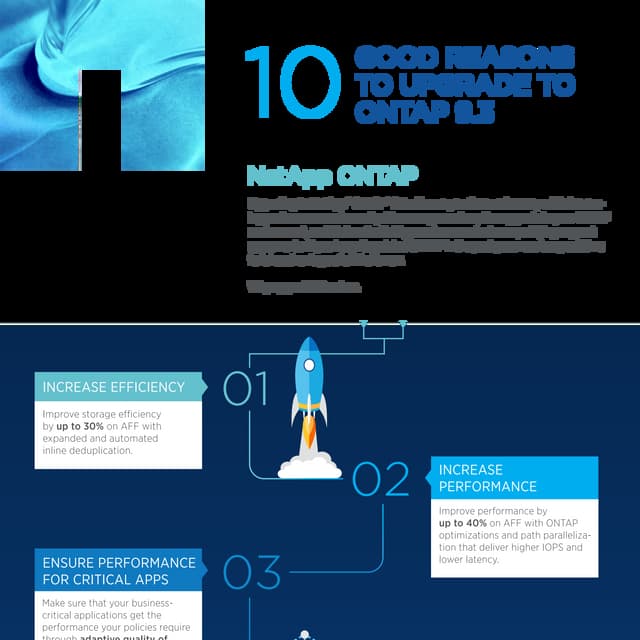 10 Good Reasons to Upgrade to ONTAP 9.3 | PDF