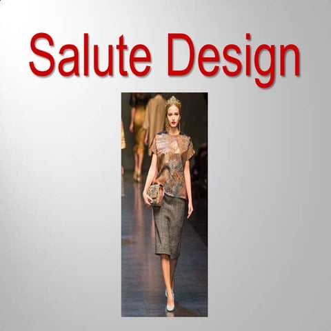 Проект Salute Design | PPT