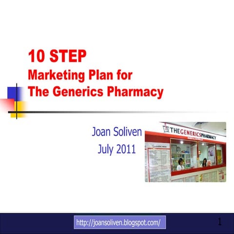 10 step-marketing-plan-the generics pharmacy | PDF