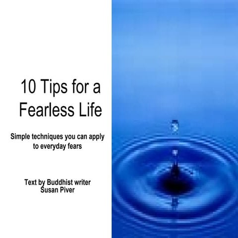 10 Tips For A Fearless Life | PPT