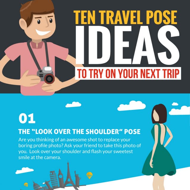 Travel Pose Ideas You Can Try on Your Next Trip [Infographic] | PDF
