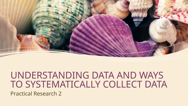 Chapter 8 (procedure of data collection) | PPT
