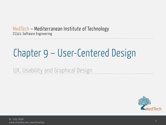 user centered design system- UCDS USER D | PPTX