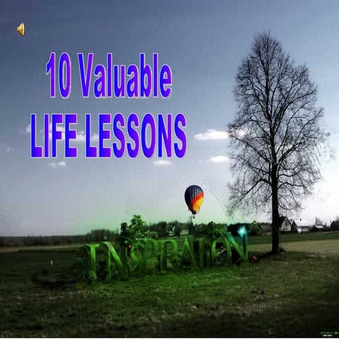 10 Valuable LIFE LESSONS | PPS