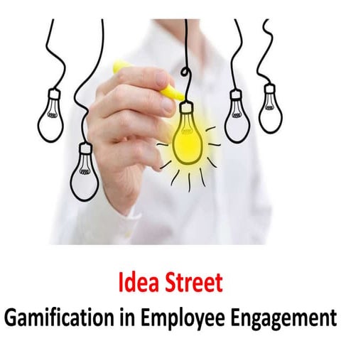 Idea Street - Gamification in employee engagement - Manu Melwin Joy | PPT