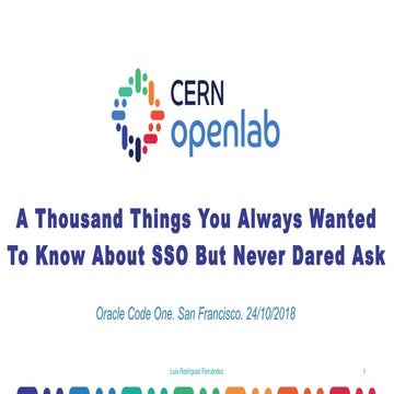 1000 things-sso-code-one | ODP