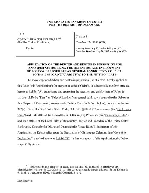 The Crew Source: abdalla motion to convert tentative ruling | PDF