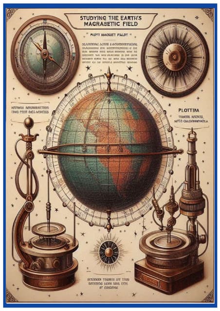 To study Earth’s magnetic field using a compass, natal bar magnet wire ... To study Earth’s magnetic field using a compass, natal bar magnet wire ...