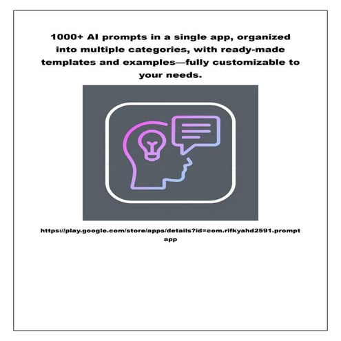 1000+ detailed, ready-to-use AI prompt templates.pdf