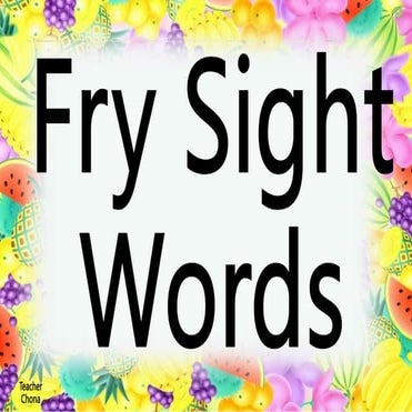 1000 fry sight words for reading practice .pptx