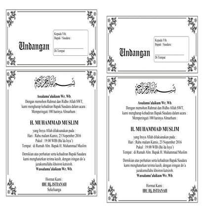 1000 hari almm dengan rasa sedih huhuhuh | DOCX