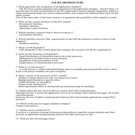 Sap Abap Real Time Questions