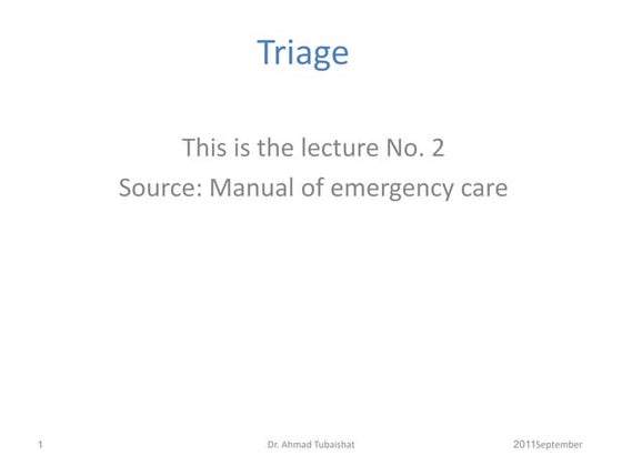 THE CANADIAN TRIAGE.pdf | First Aid | Injuries