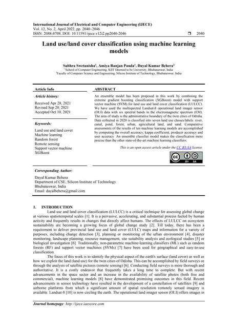 Monitoring Land Use and Land Cover through Remote Sensing and GIS | PPTX