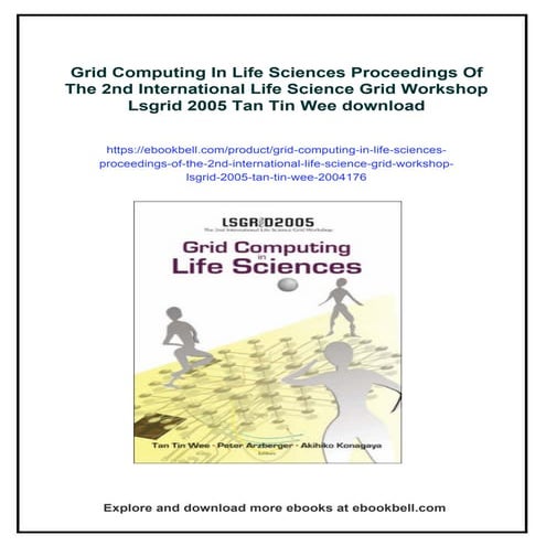 Grid Computing In Life Sciences Proceedings Of The 2nd International ...
