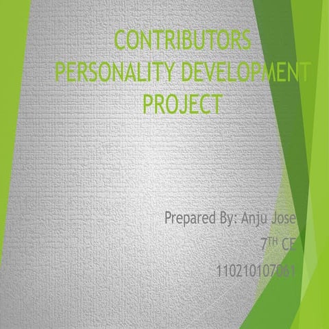 contributor | PPT