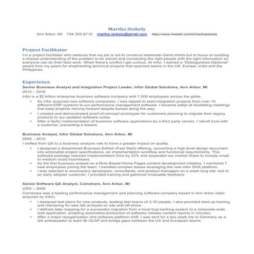 Martha Burns Resume | PDF