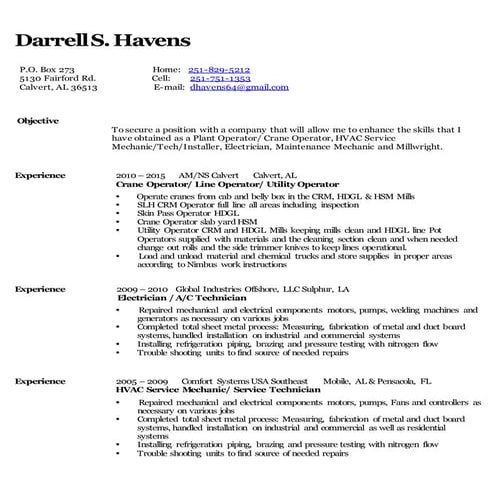 Tyrells Resume1 | DOCX