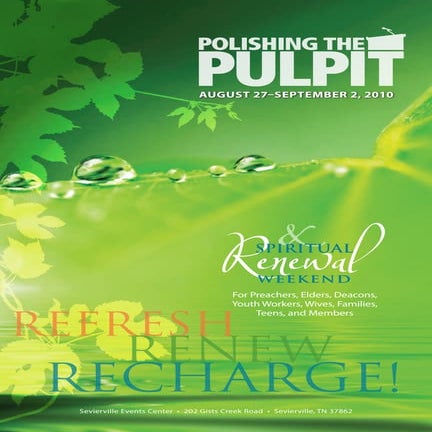 2010 Polishing The Pulpit Brochure | PDF