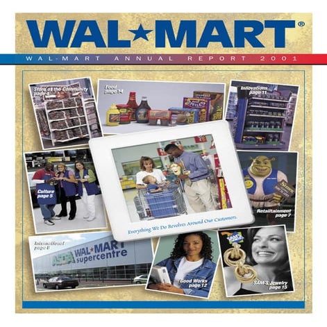 wal mart store 2001Annual Report | PDF