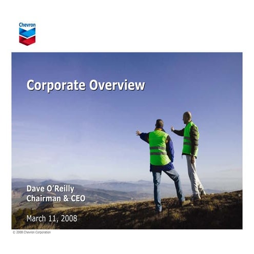 Chevron Corporate Overview | PDF
