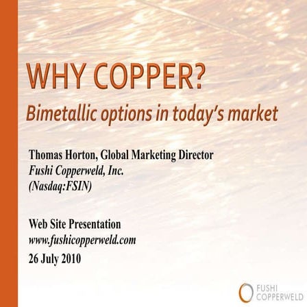 Why Copper? | PPT
