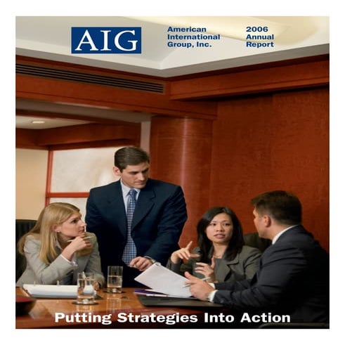 AIG Annual Reports and Proxy Statements 2006 Annual Report | PDF