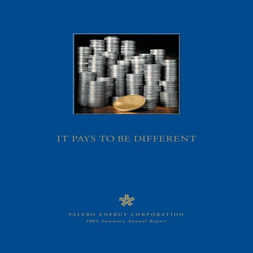 valero energy Annual Reports 2004 | PDF