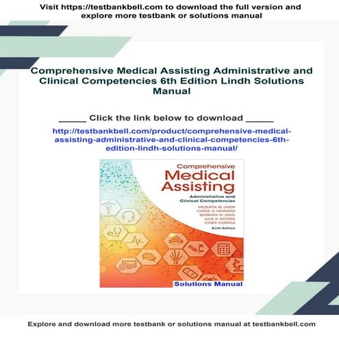 Comprehensive Medical Assisting Administrative and Clinical ...