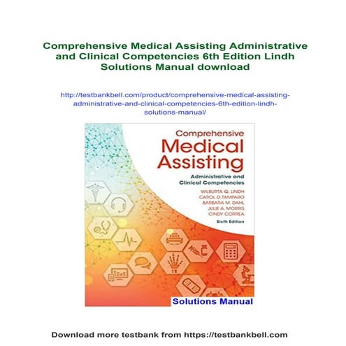 Comprehensive Medical Assisting Administrative and Clinical ...