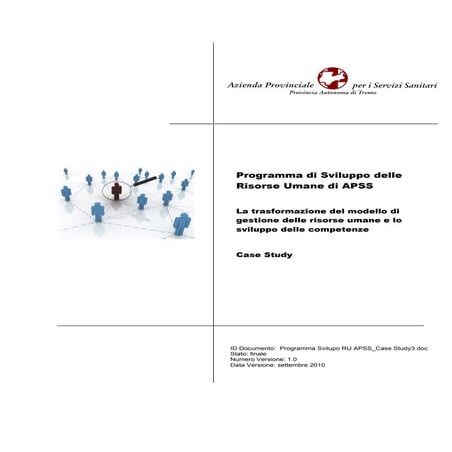 Programma Sviluppo Ru Apss Case Study | PDF