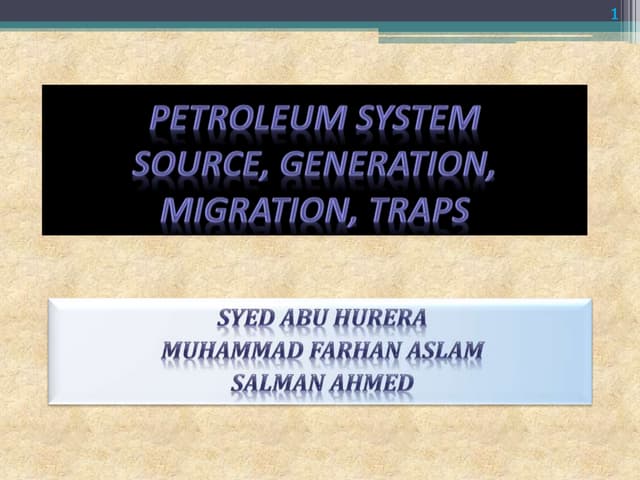 Element of Petroleum System | PDF