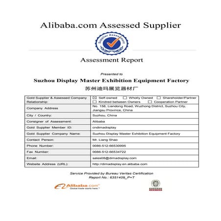 AMJHOUSE Factory report from alibaba | PDF