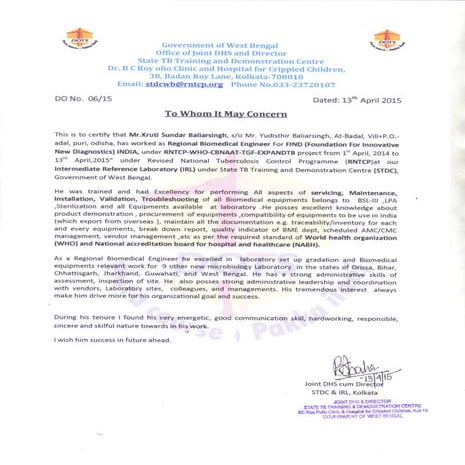 Experience certificate | PDF