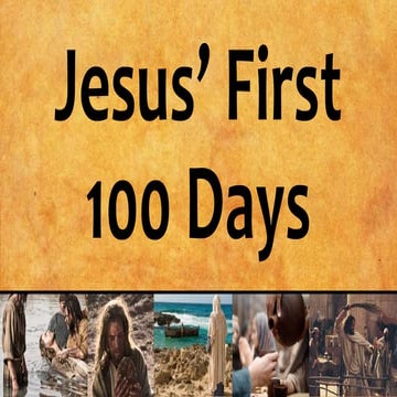 Jesus' First 100 Days: Jesus' Temptation | PPTX