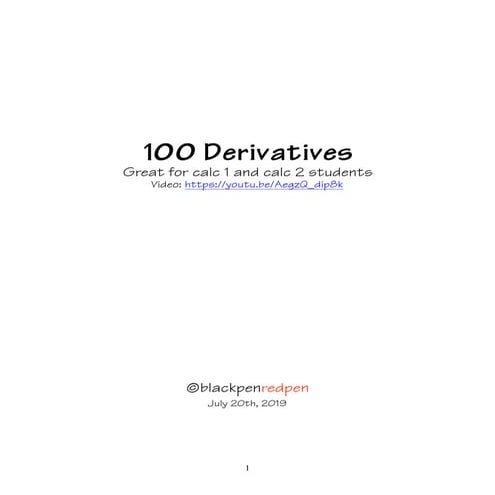 100 Derivatives.pdf