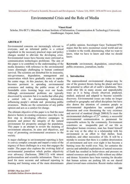 Environmental communication presentation | PPTX